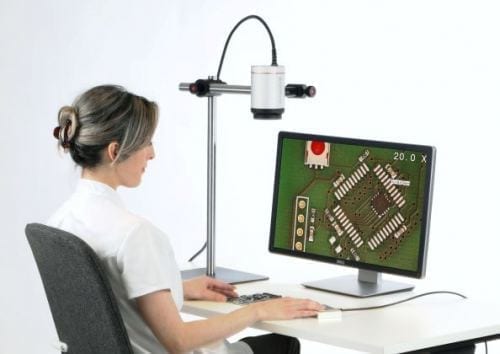 F35s Long Distance PCB Inspection Microscope - Link Hamson