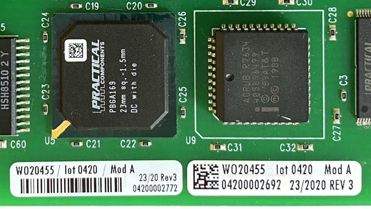 PCB Barcode Label Printing Service for any quantity